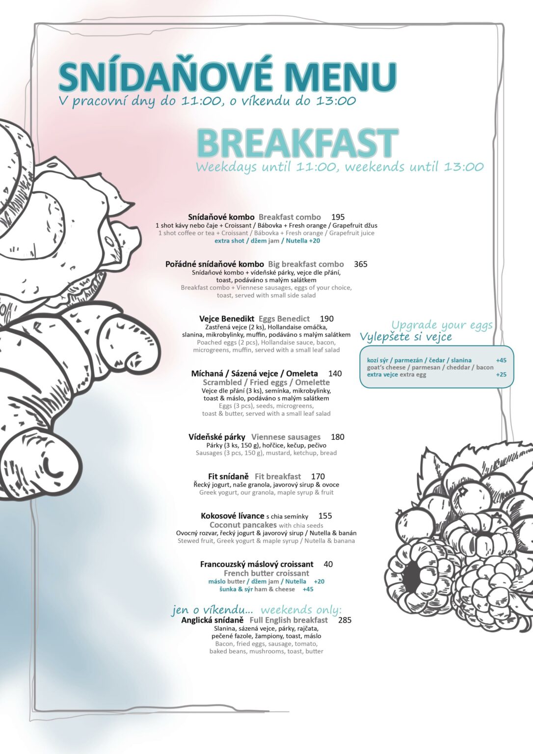 Menu – Cafe & Bistro Pointa